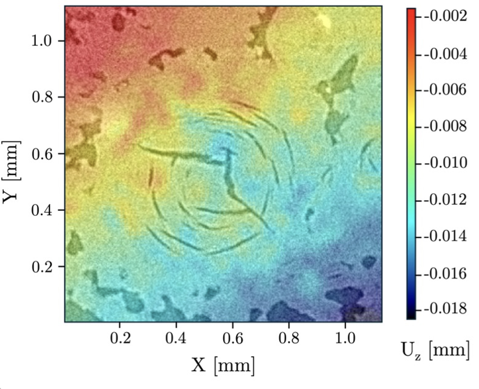 Three-dimensional study of irradiation creep and elastic deformation of ...